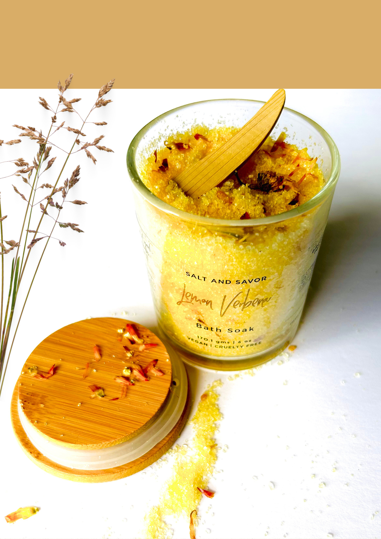 Lemon Verbena Bath & Foot Soak – The Salt & Savor Apothecary