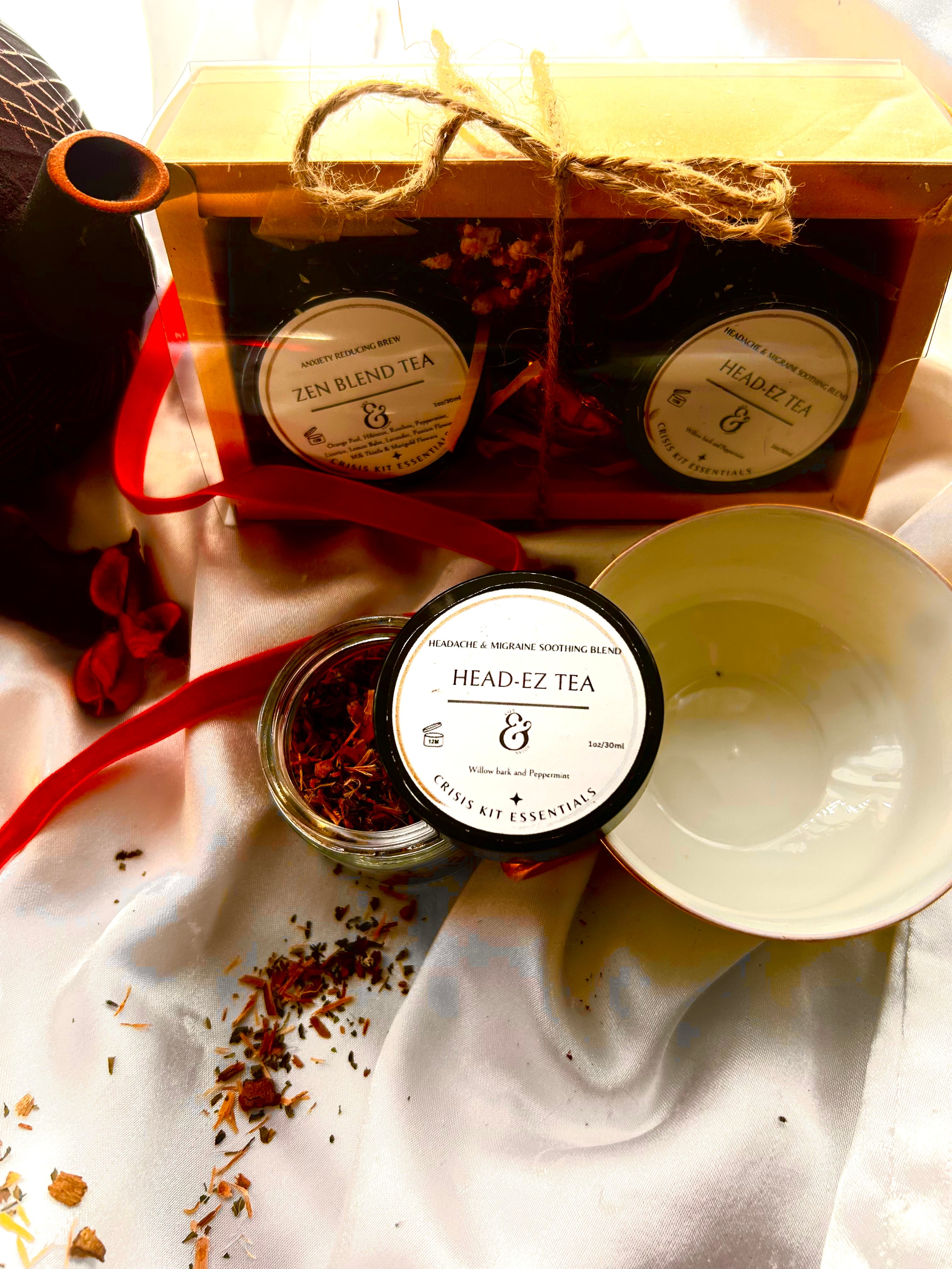 Dottie’s Zen Blend & Head EZ Tea set – The Salt & Savor Apothecary